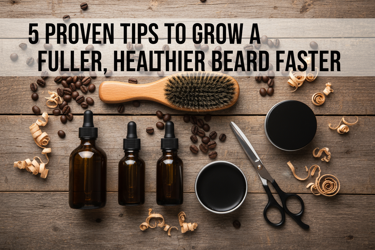 How to Grow a Fuller Beard Faster | 5 Proven Tips – The Beard Domain Co